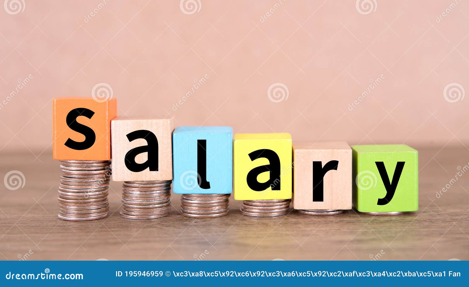 The Salary Problem of the Economic Crisis is Dwindling Stock Image ...