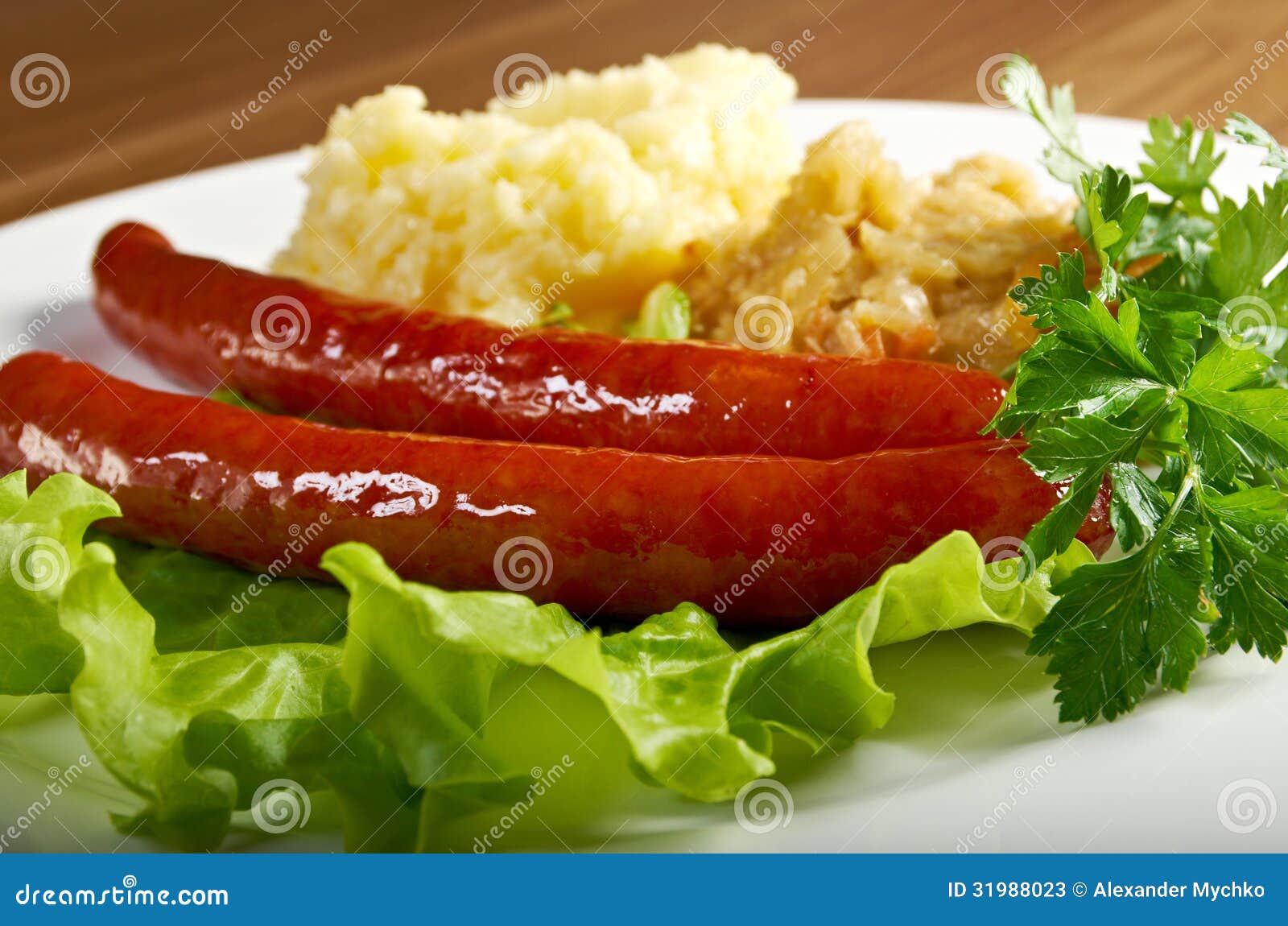 Salchichas De La Salchicha De Frankfurt Imagen de archivo - Imagen de ...