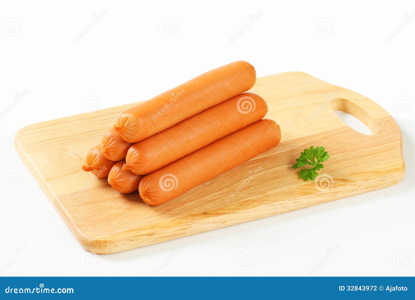 Salchichas de Viena foto de archivo. Imagen de cubierta - 32843972