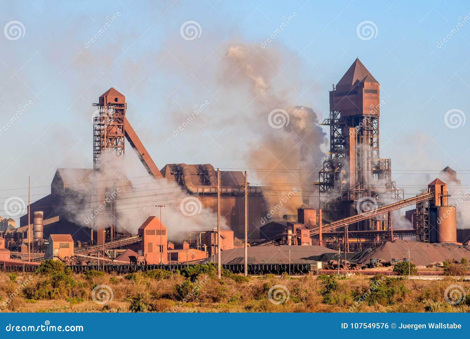 Detail View Of Saldanha Steel Facilities Owned By Arcelormittal South