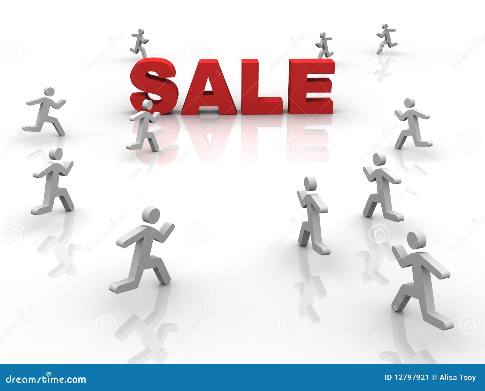 Sale stock illustration. Illustration of sell, buyer - 12797921