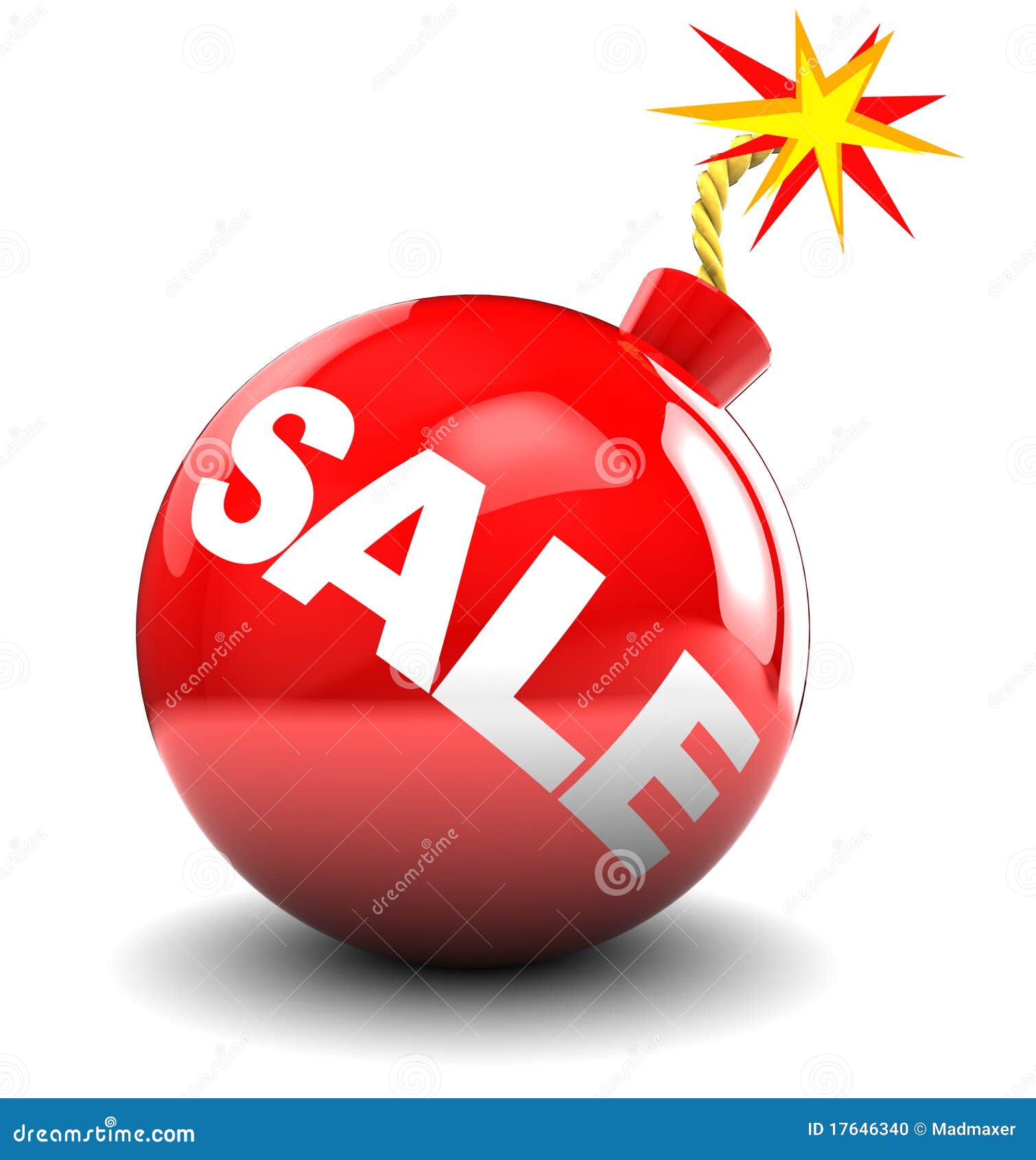 Sale stock illustration. Illustration of explosion, trading - 17646340