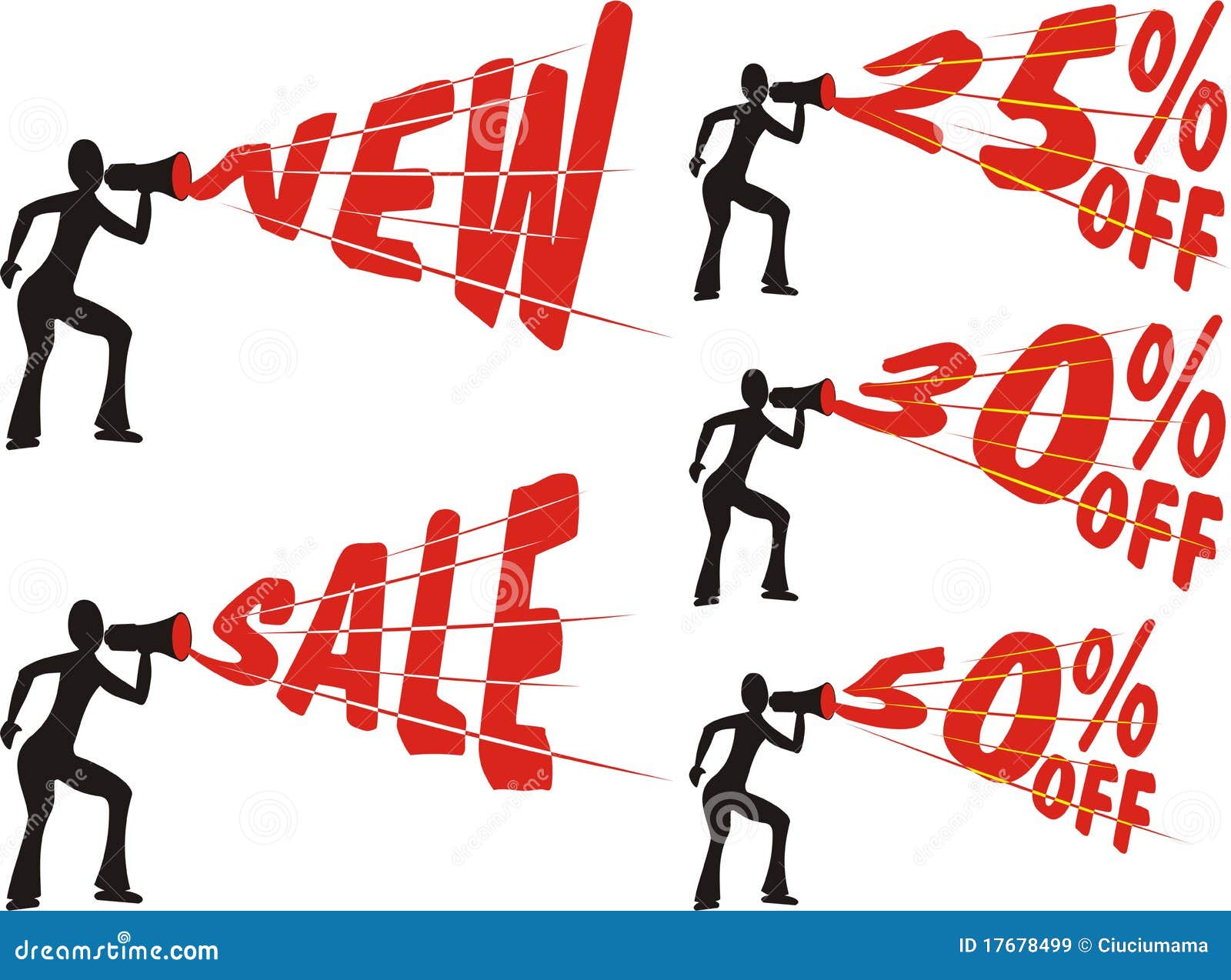 In a sale stock vector. Illustration of advertising, purchase - 17678499