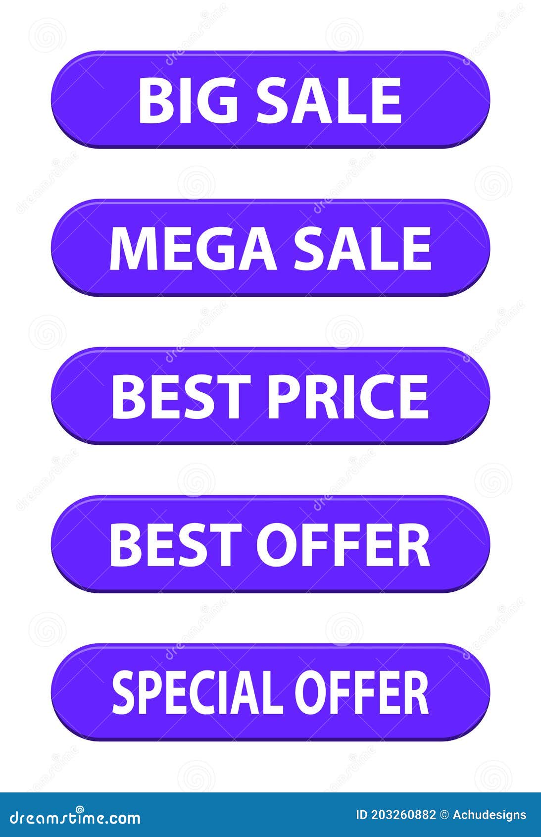 Big Sale Special Offer Best Price Button Stock Vector - Illustration of ...