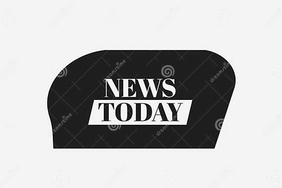News today logo stock illustration. Illustration of breaking - 232453925