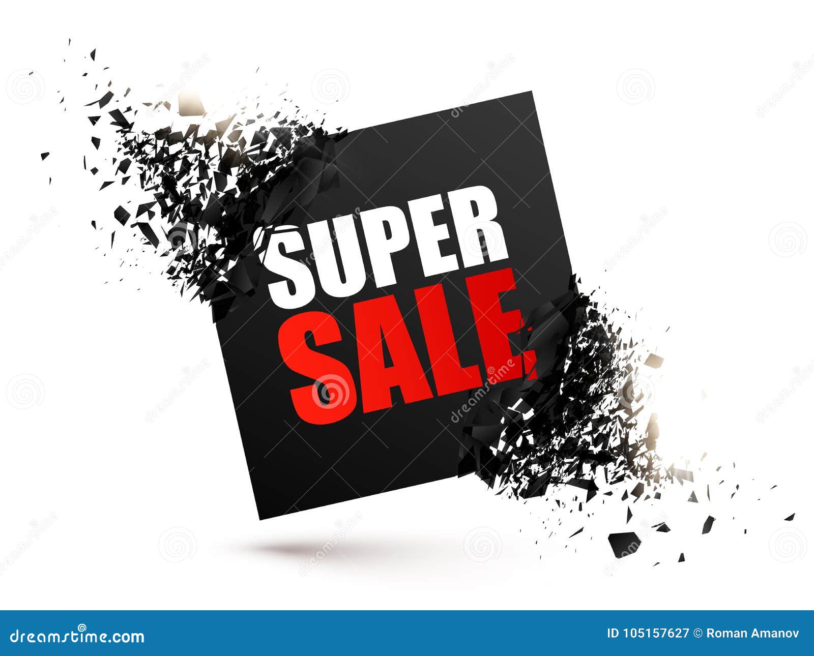 Sale Background. Vector Banner with Explosion Effect and Glow. Stock ...