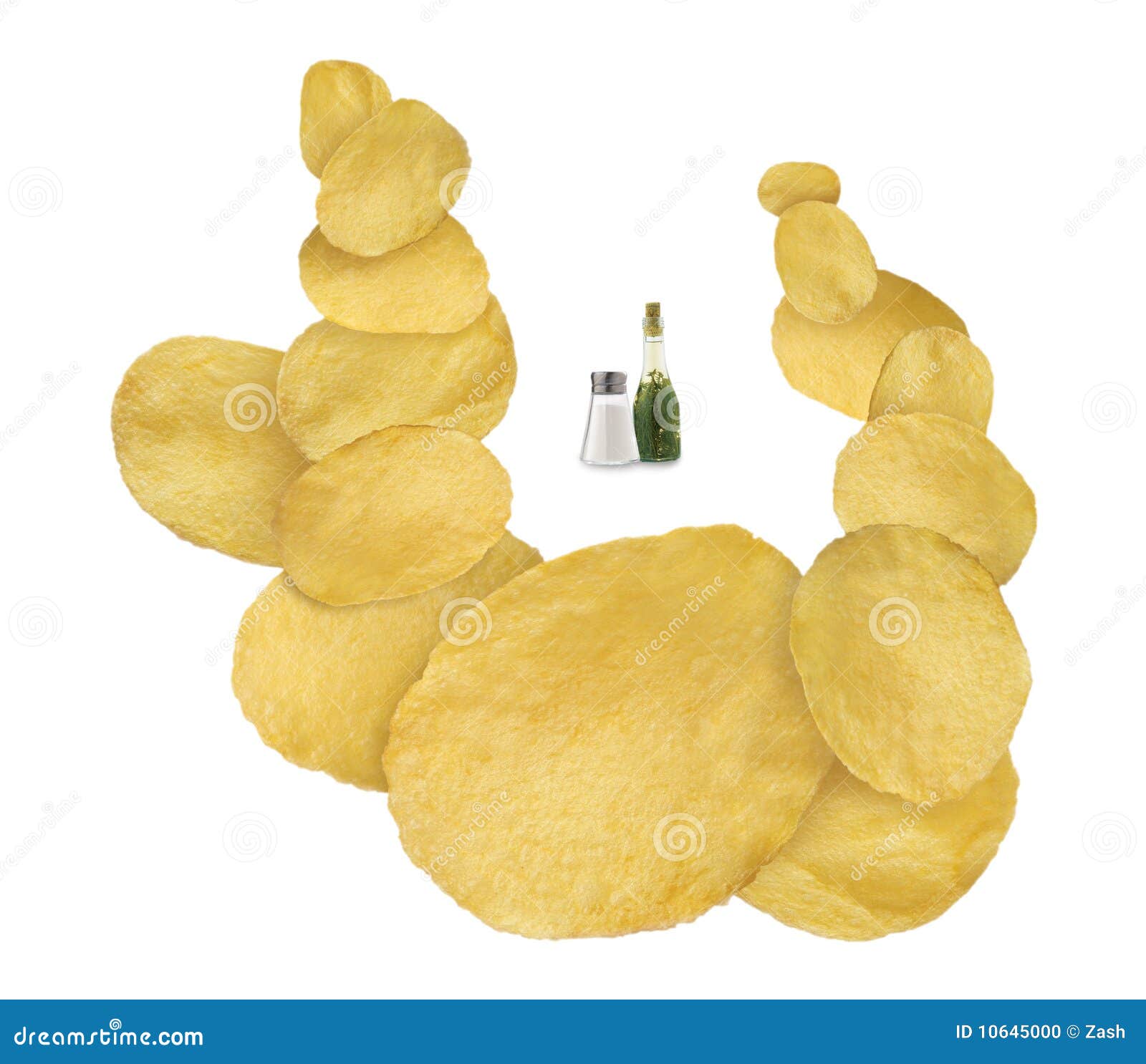 Sale & Chip Condetti Aceto Fotografia Stock - Immagine di sale ...