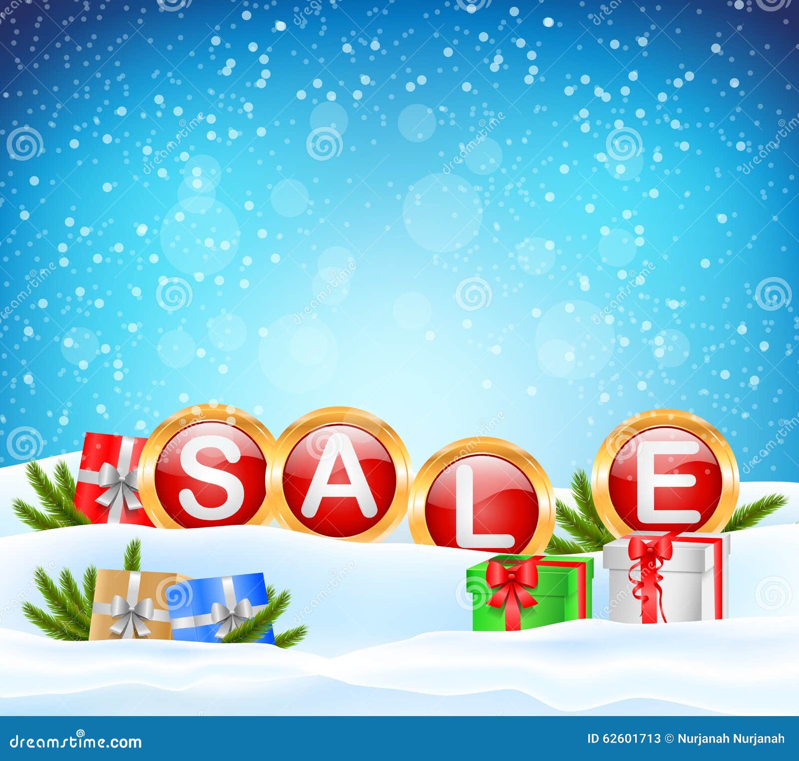 Sale background with ball stock vector. Illustration of frame - 62601713