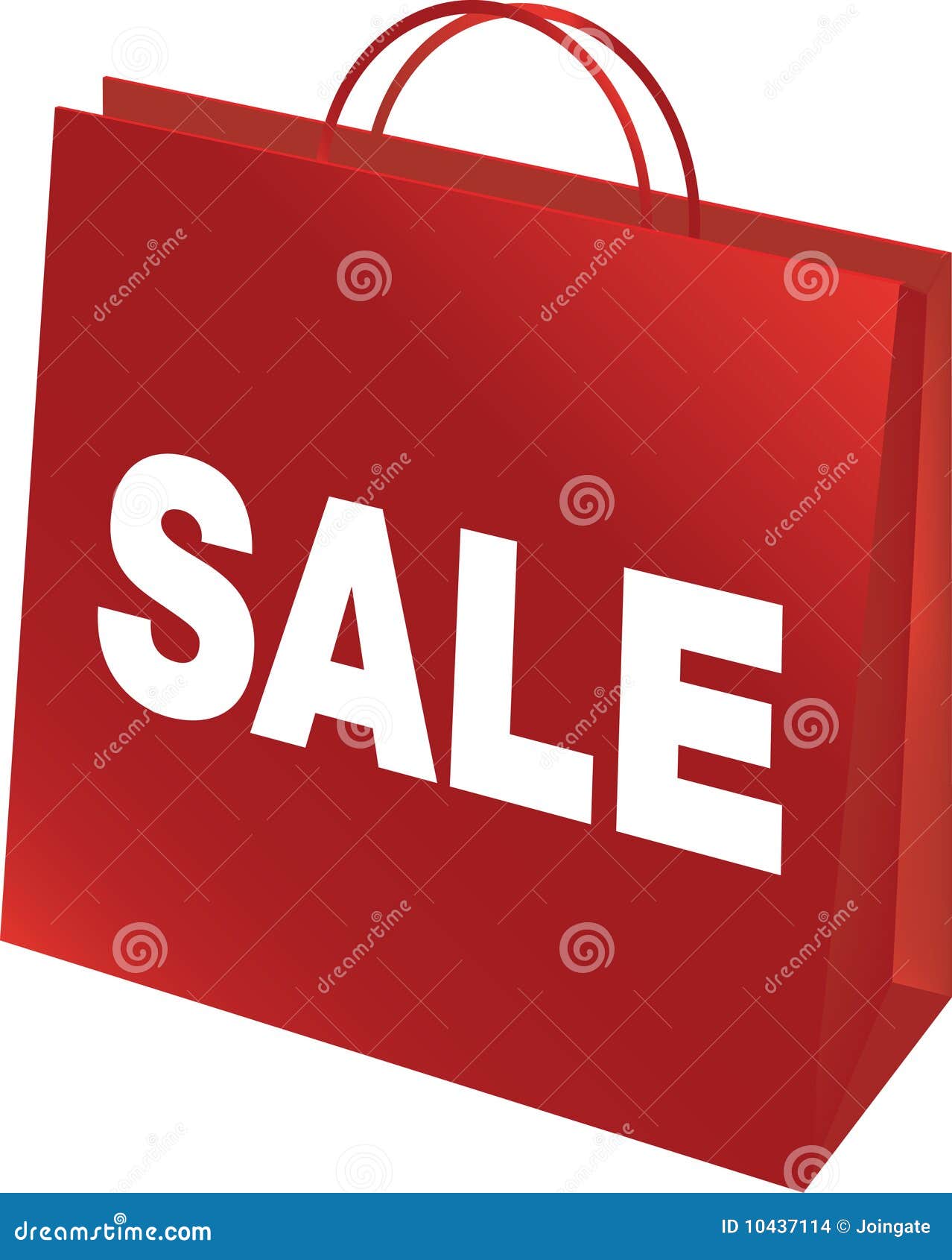 Sale Bag stock vector. Illustration of january, bargain - 10437114