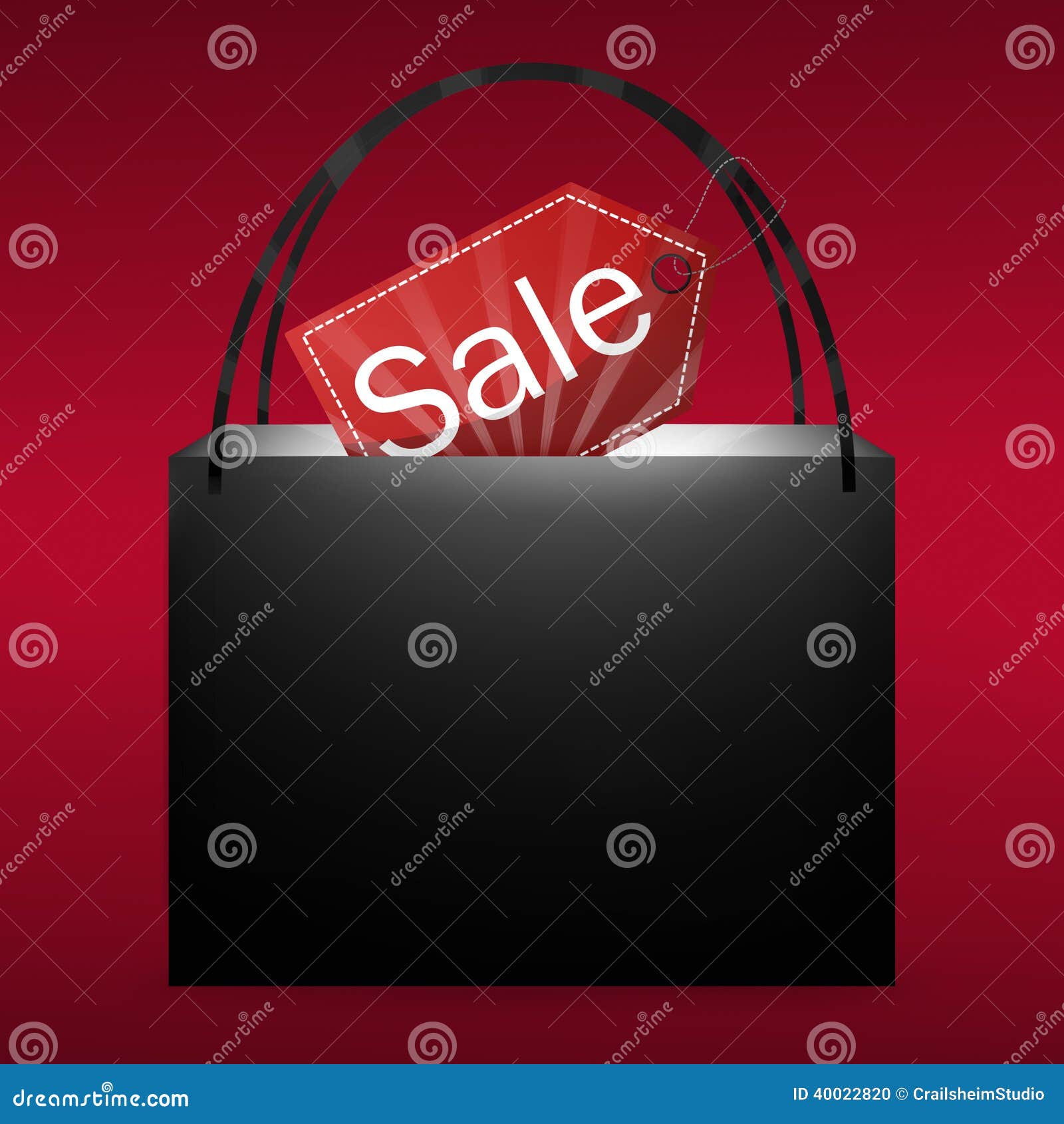 SALE Bag Design stock illustration. Illustration of valentines - 40022820