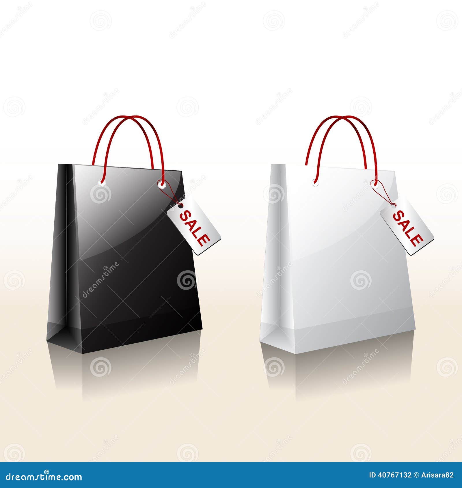 Sale bag shopping stock vector. Illustration of giftbox - 40767132