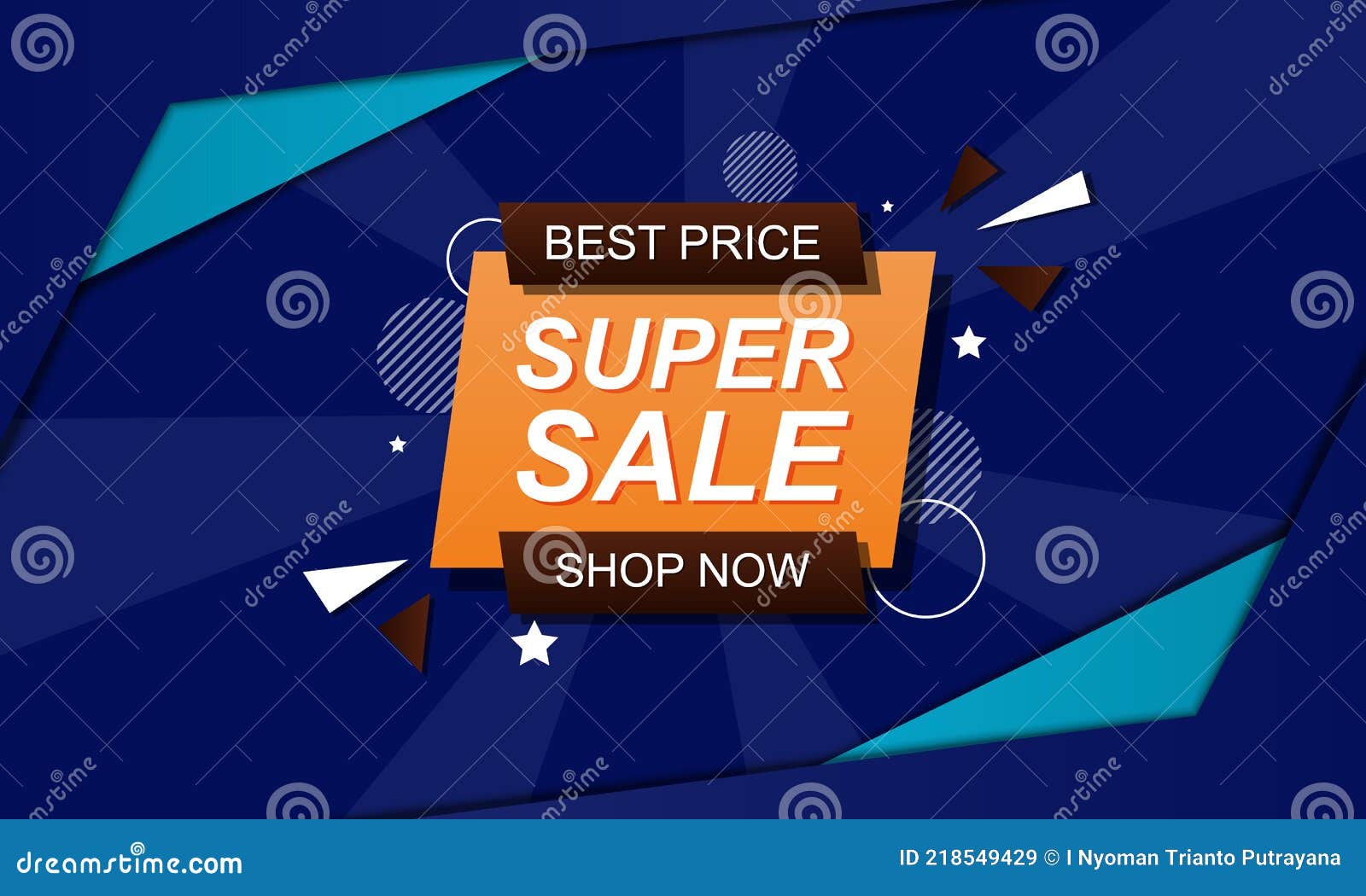 Sale Banner on Blue Background. Abstract Banner Background Stock Vector ...