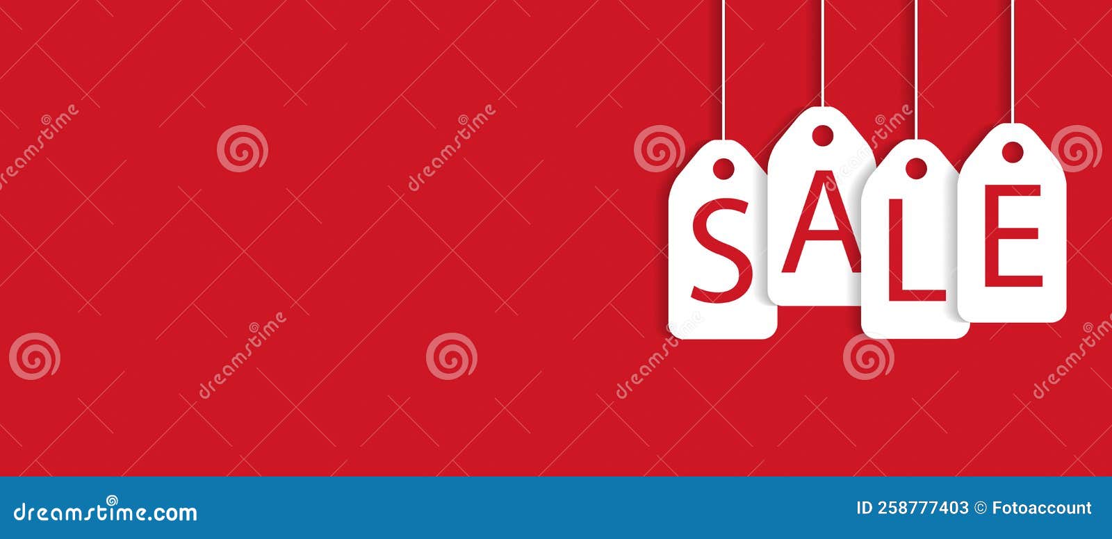 Sale Banner with Copy Space for Your Text - Vector Illustration ...
