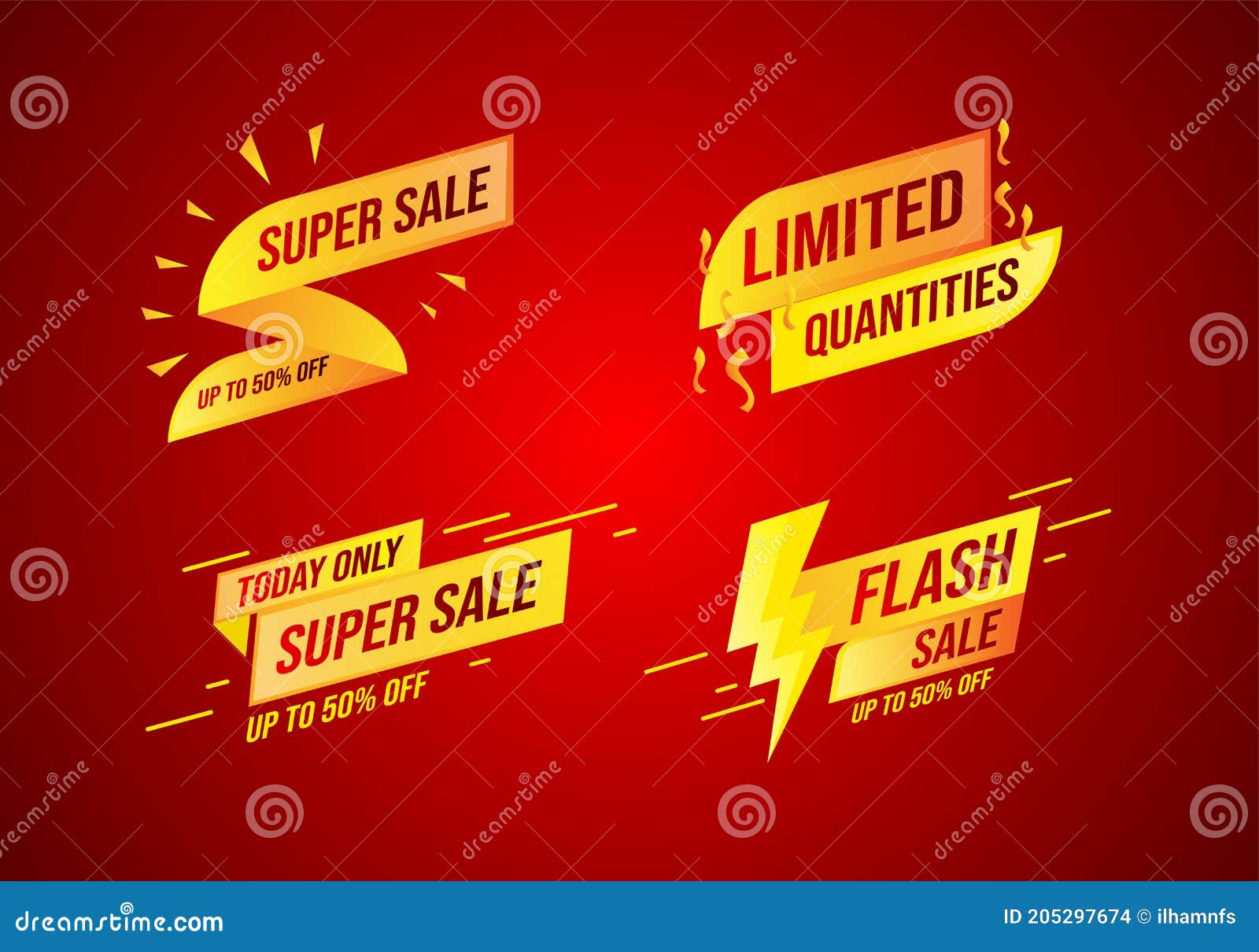 Collection Sale Banner Design Template Stock Vector - Illustration of ...