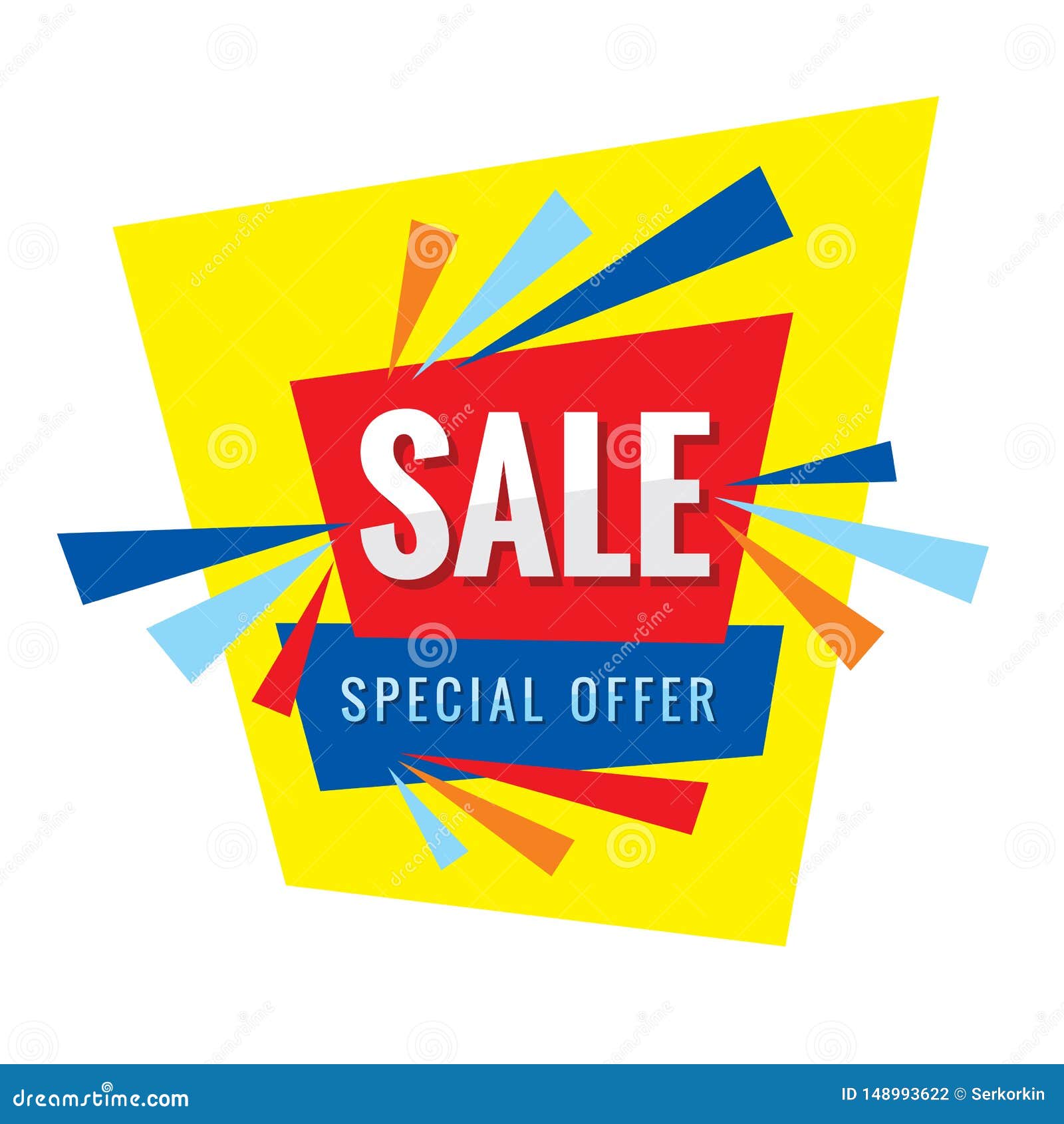 Sale Banner. Special Offer. Vector Illustration. Graphic Design Stock ...