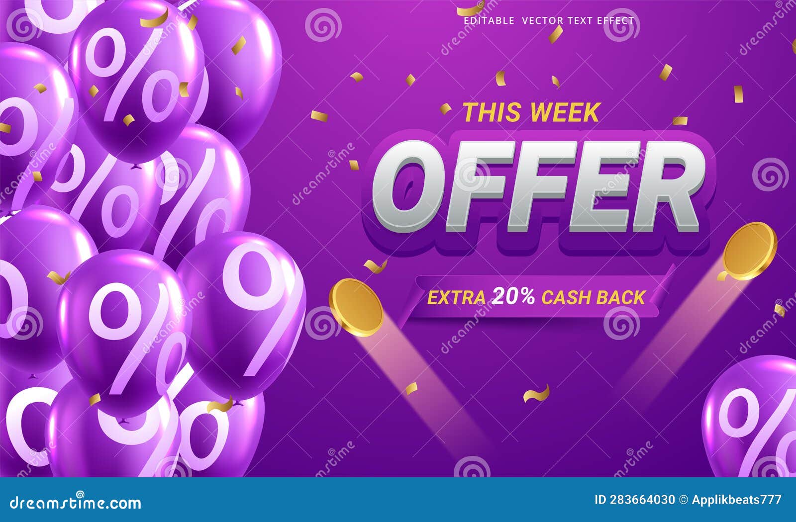 Sale Banner Template Background Stock Vector - Illustration of ...