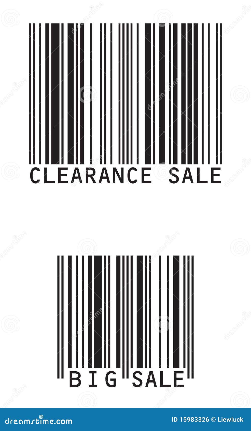 Sale barcode stock vector. Illustration of commerce, code - 15983326