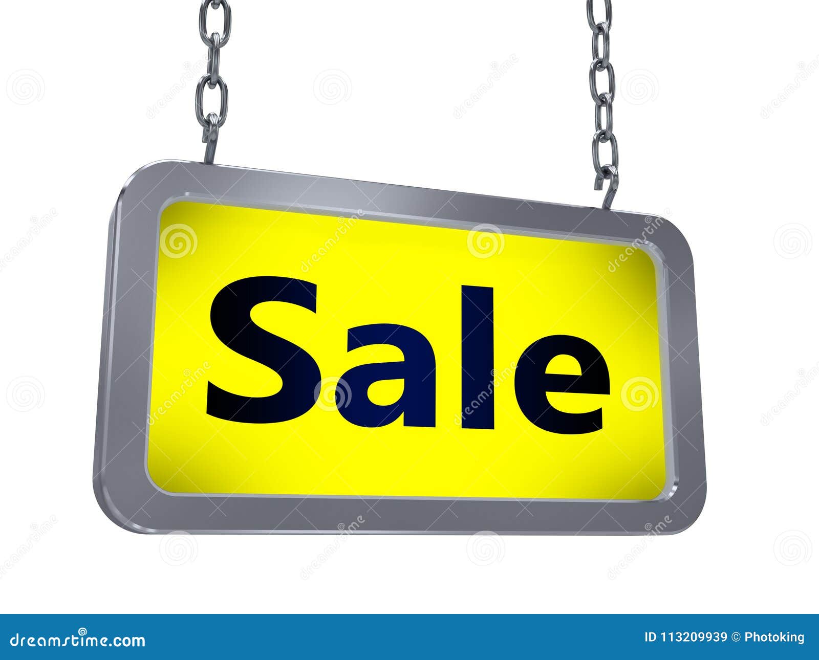 Sale on billboard stock illustration. Illustration of design - 113209939