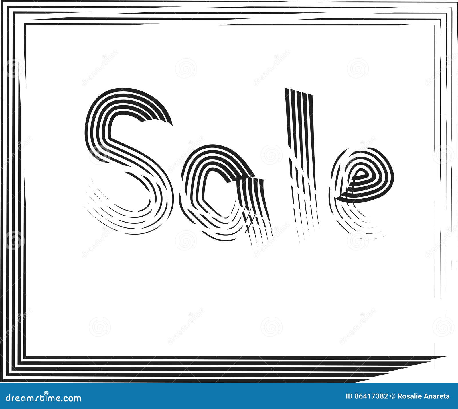 Sale border illustration stock illustration. Illustration of design ...