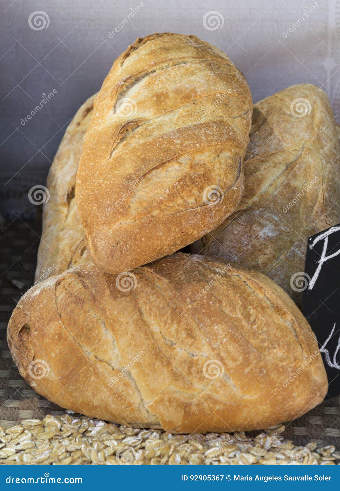 Sale of bread. stock image. Image of baking, crust, slow - 92905367