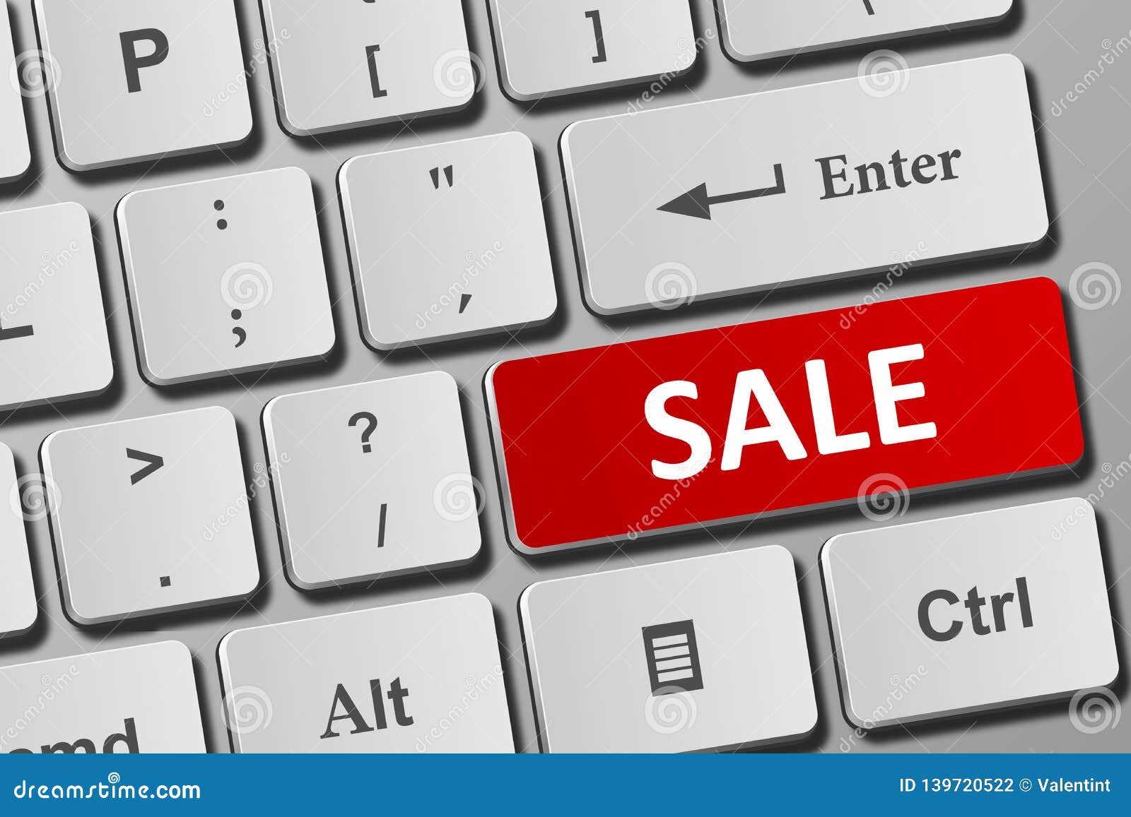 Sale button on keyboard stock illustration. Illustration of background ...