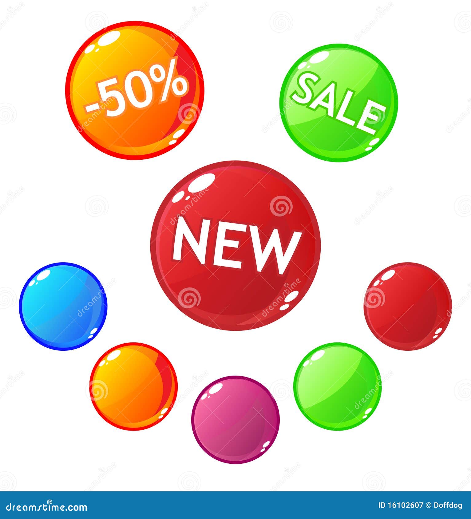 Sale buttons stock vector. Illustration of message, banner - 16102607