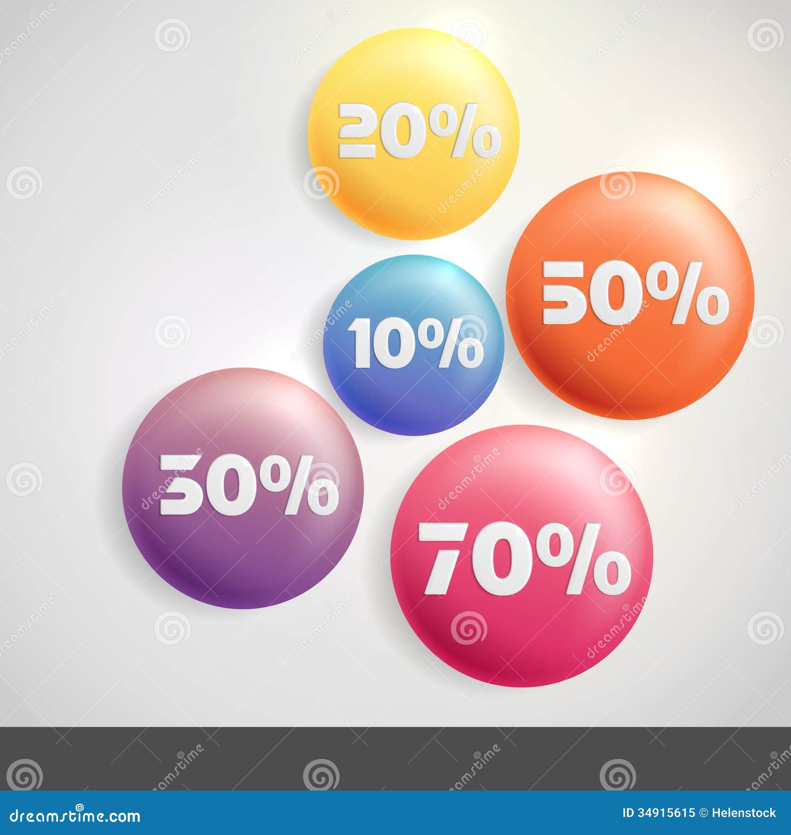 Sale Buttons with Discount. Stock Vector - Illustration of price ...
