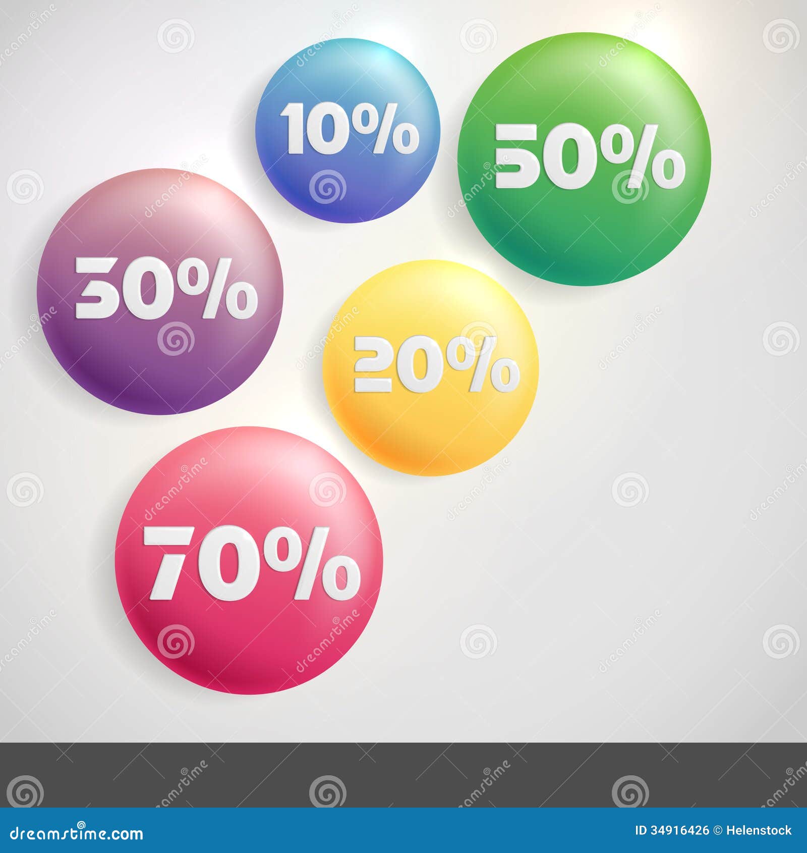 Sale Buttons with Discount. Stock Vector - Illustration of element ...