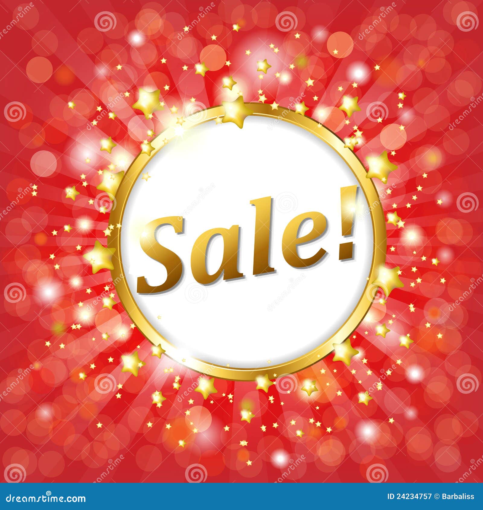 Sale Card stock vector. Illustration of message, poster - 24234757