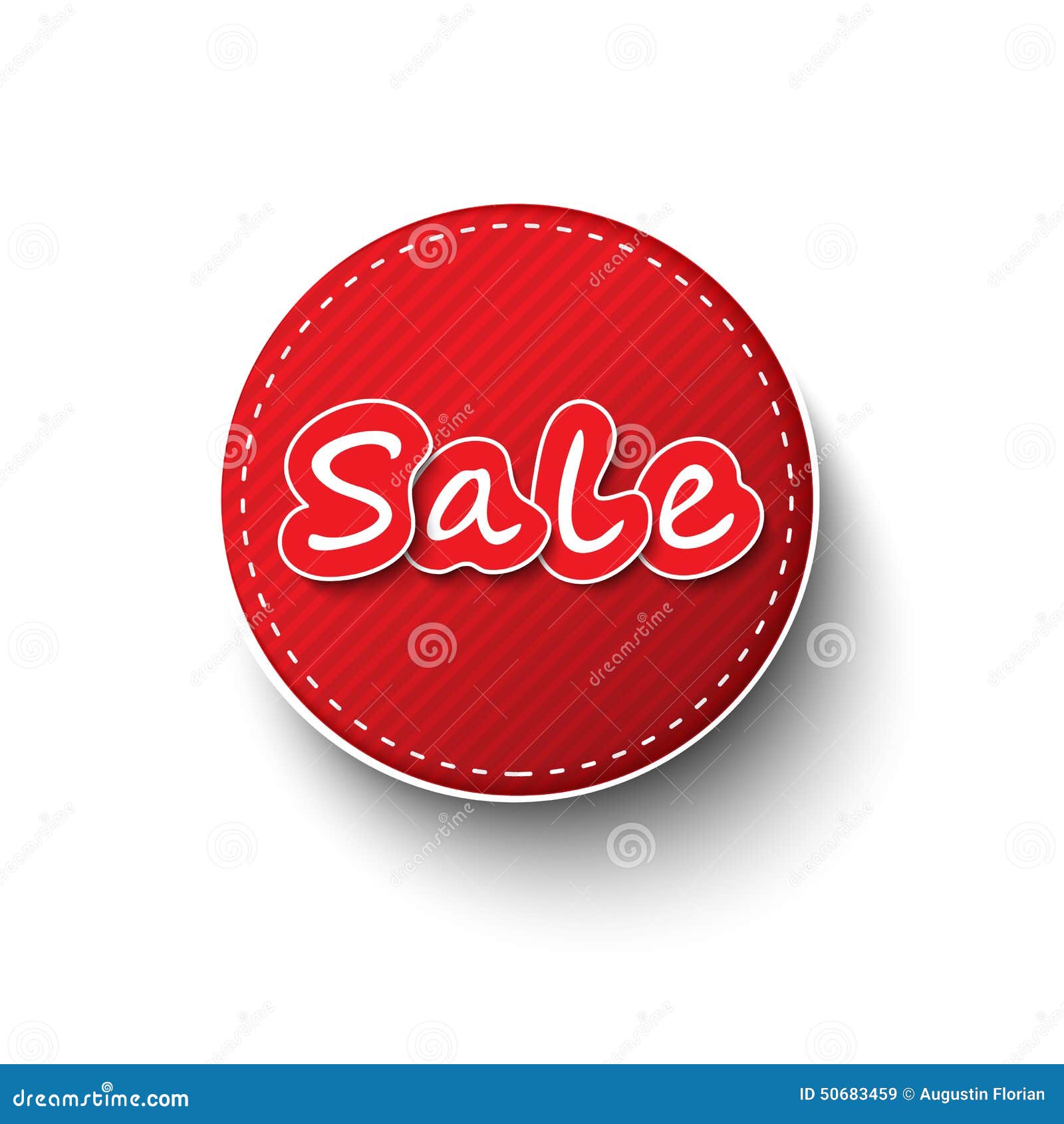 Sale circle sign stock vector. Illustration of advertising - 50683459