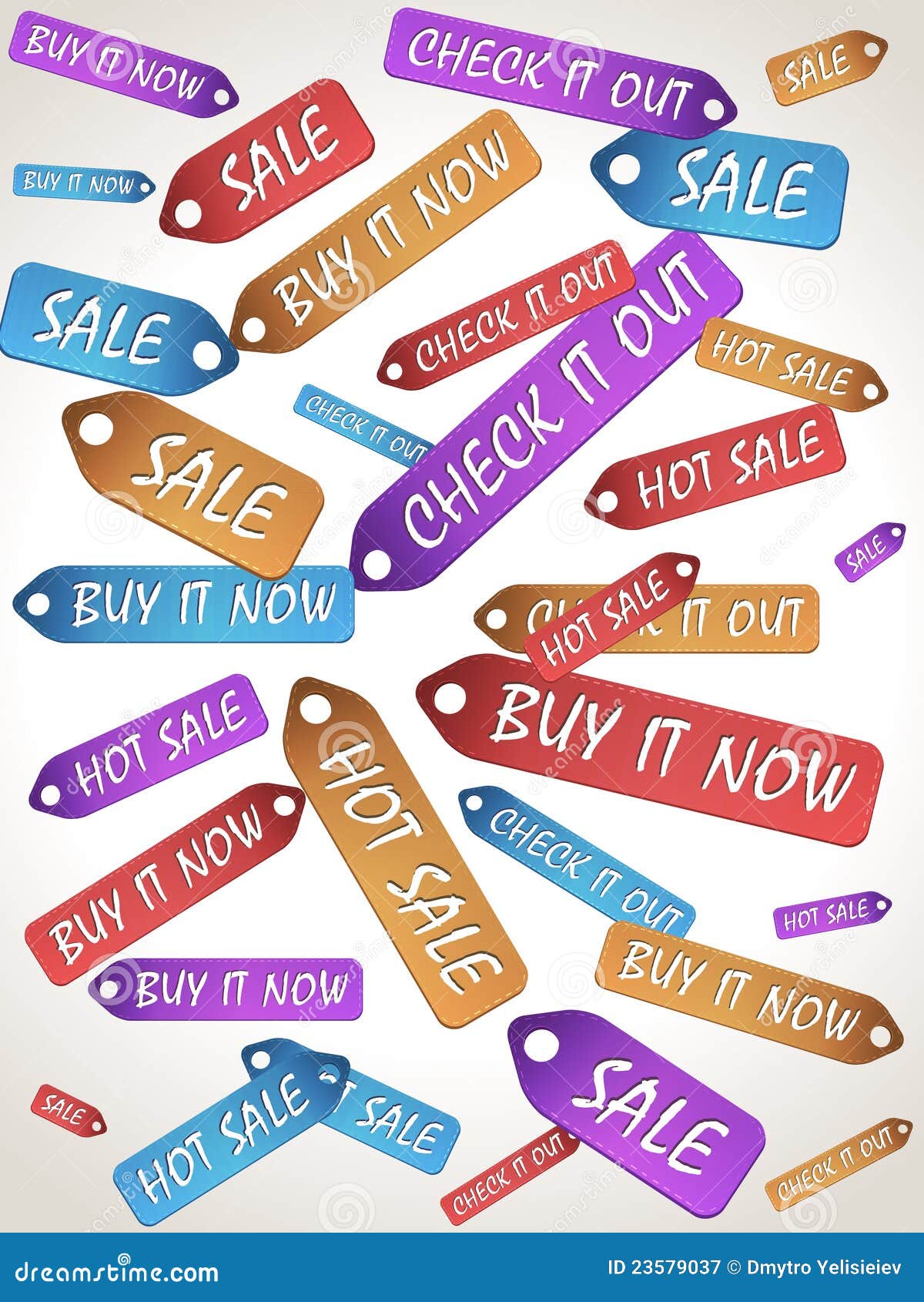 Sale color lables stock vector. Illustration of button - 23579037