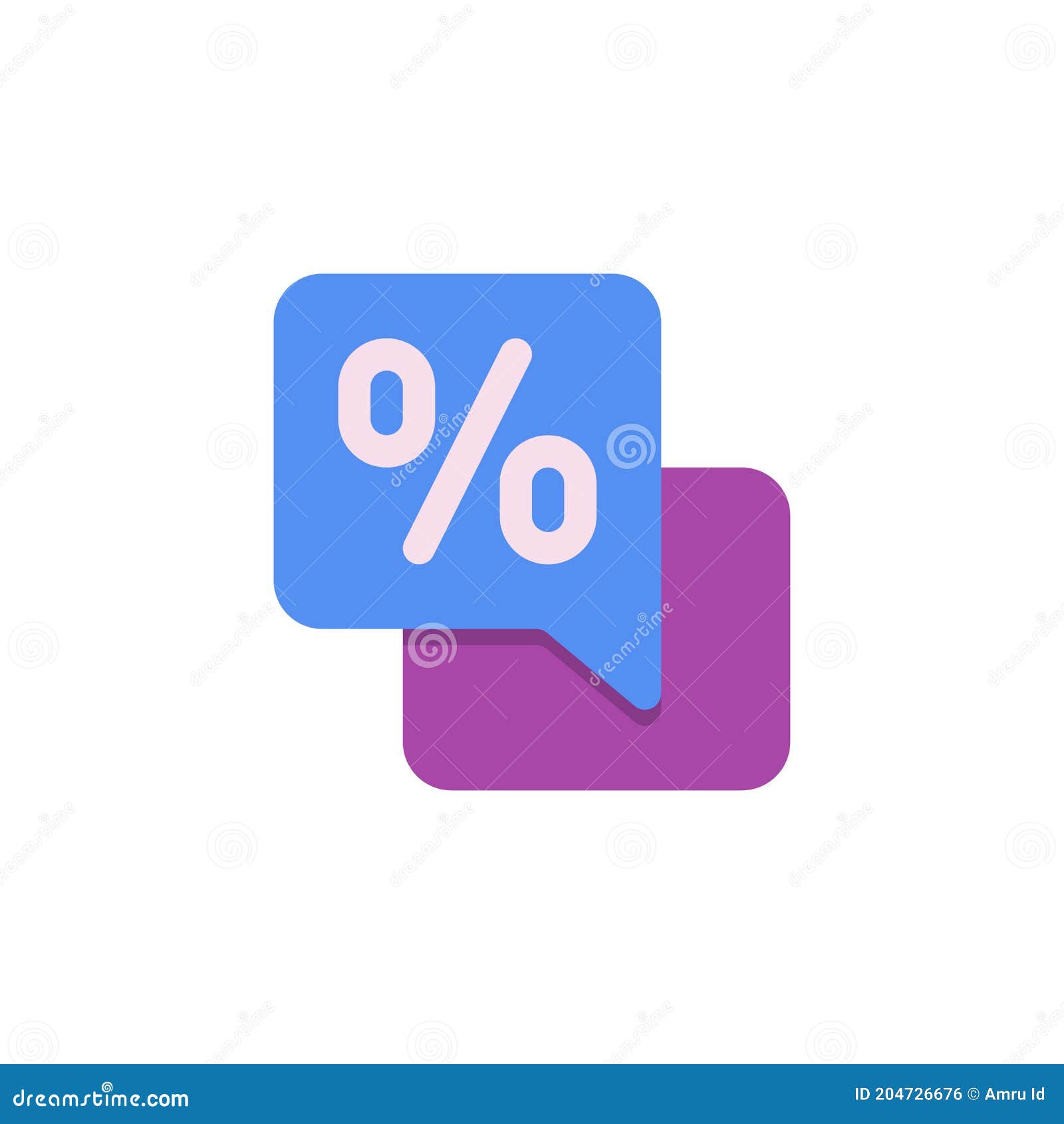 Sale Commission Flat Icon, Logo, Vector Stock Vector - Illustration of ...