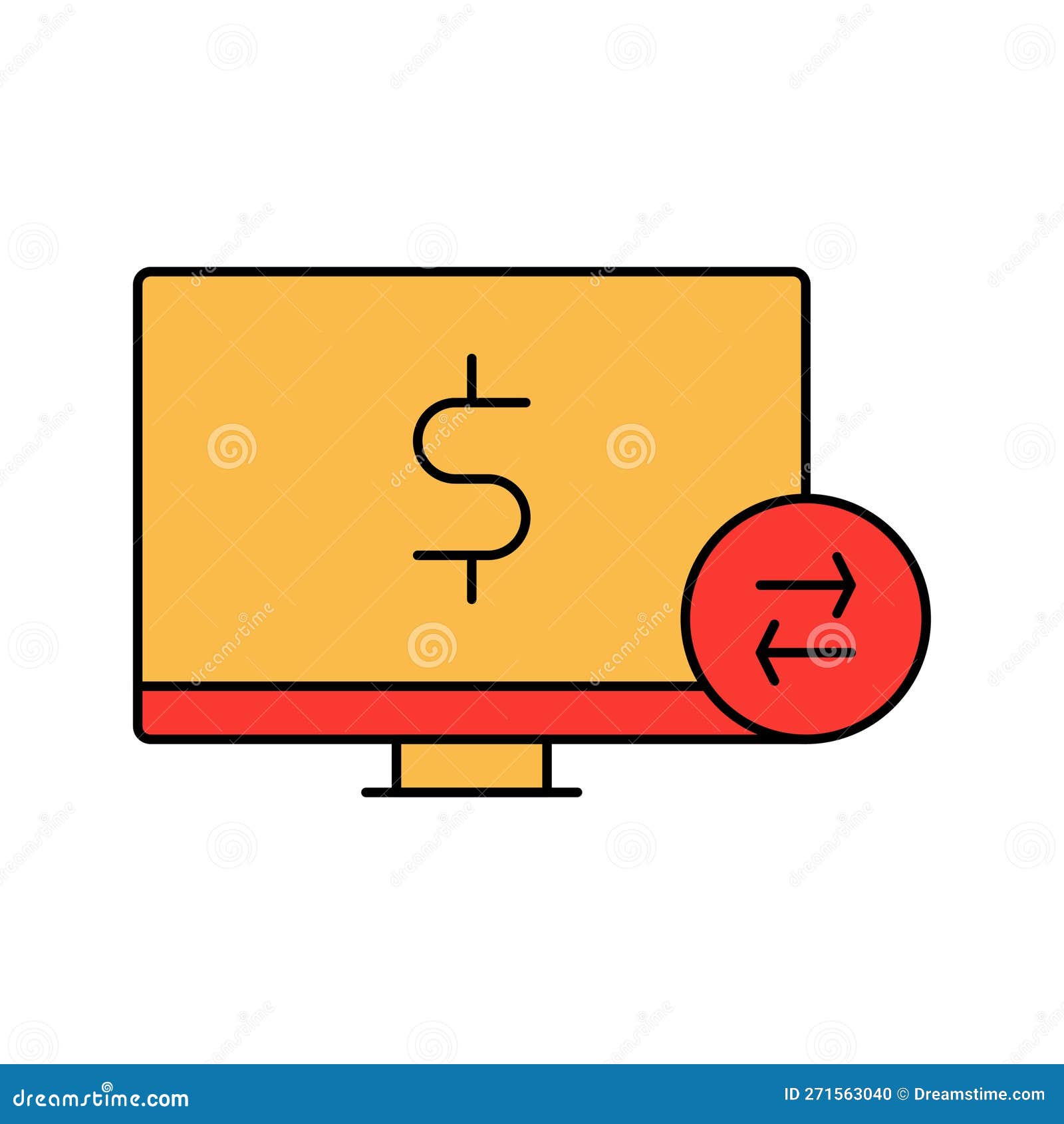 Sale, Computer, Website, Cart, Online Sale Icon Stock Vector ...