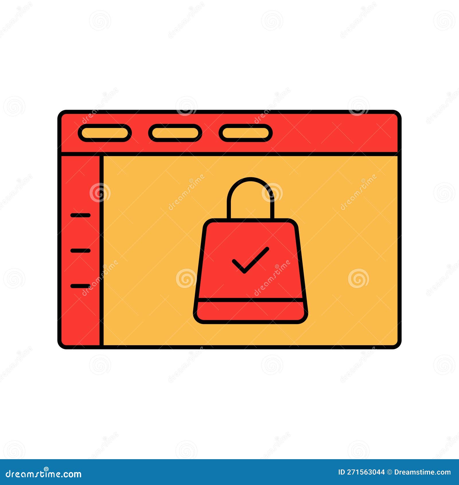 Sale, Computer, Website, Cart, Online Sale Icon Stock Vector ...