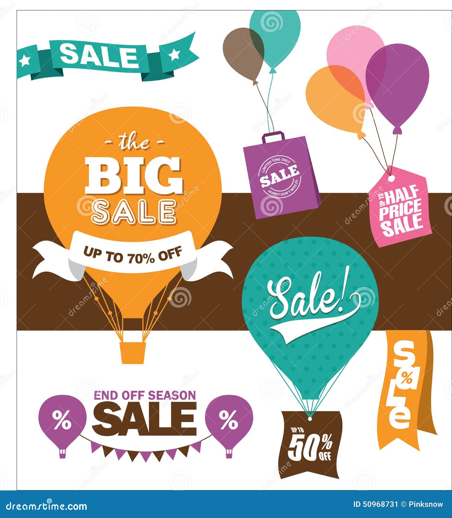 Sale design elements stock vector. Illustration of discount - 50968731