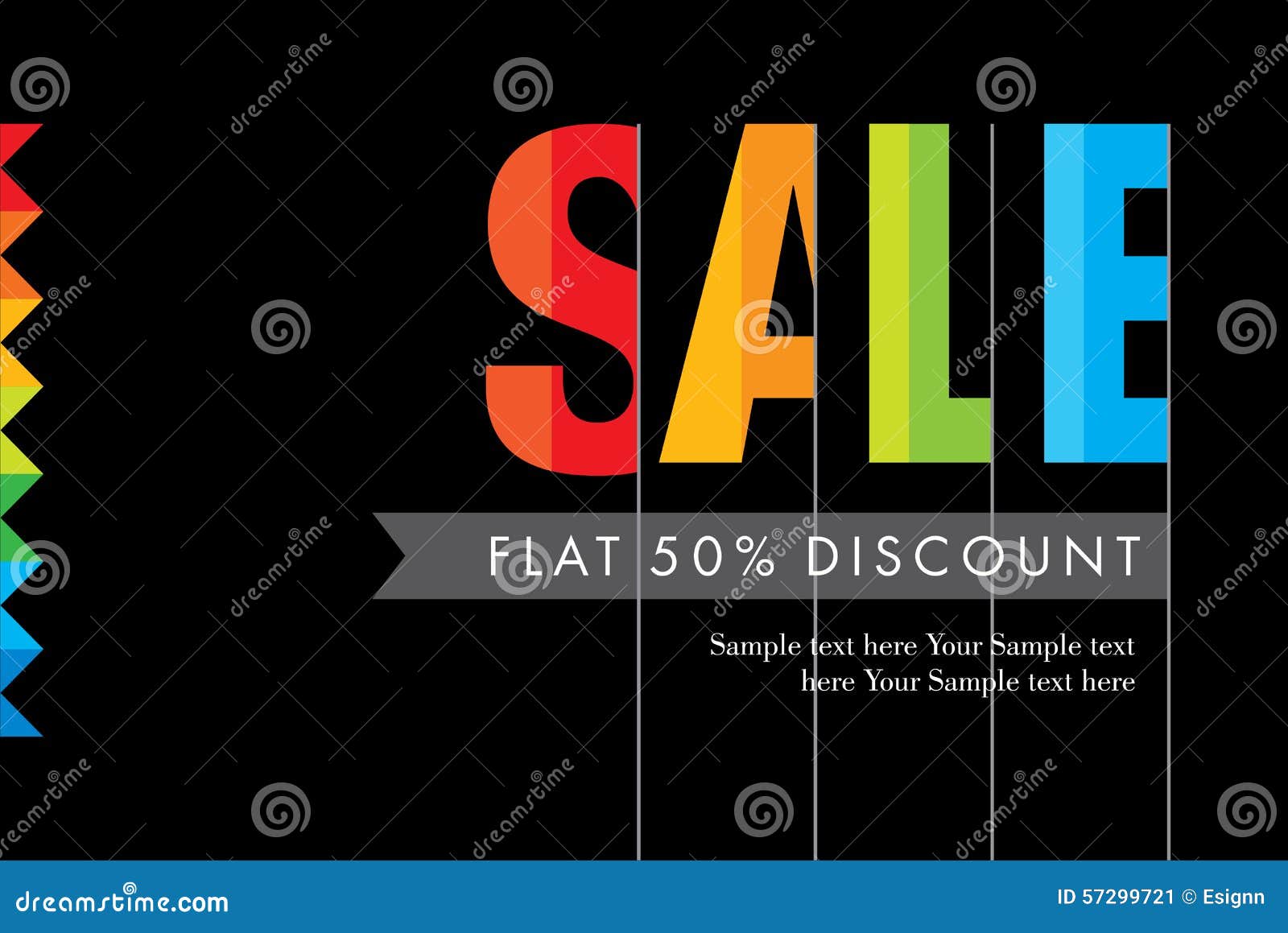 Sale design template stock vector. Illustration of arrival - 57299721