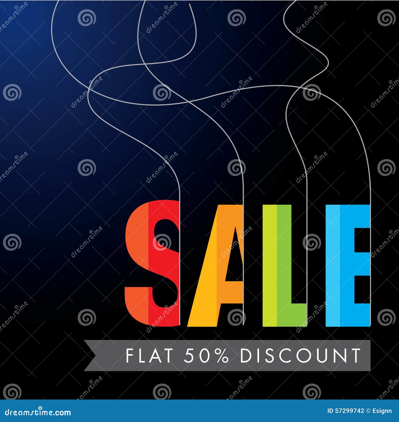 Sale design template stock vector. Illustration of poster - 57299742