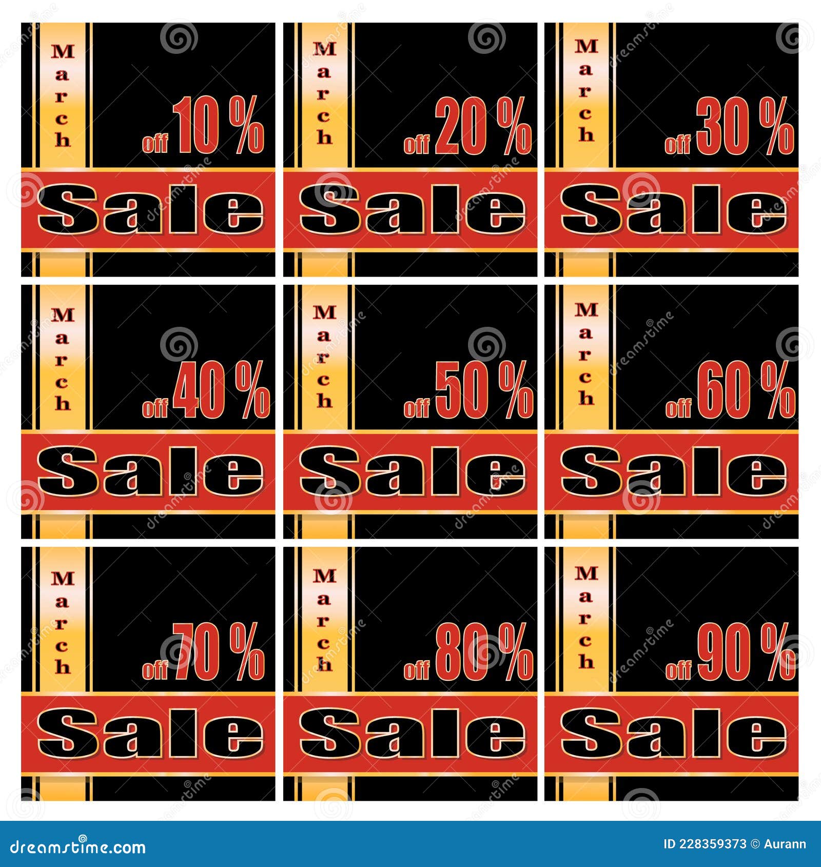 Sale and discount labels stock vector. Illustration of price - 228359373