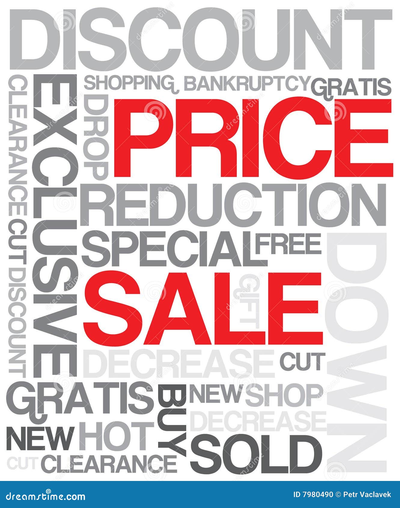 Sale discount poster stock vector. Illustration of commerce - 7980490
