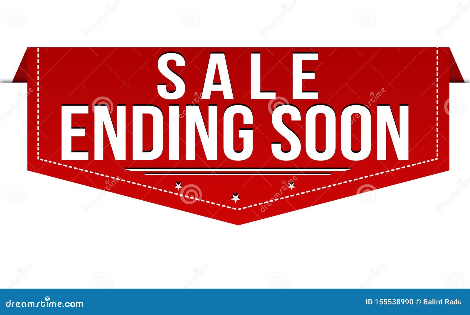 Sale Ending Soon Banner Design Stock Vector - Illustration of poster ...
