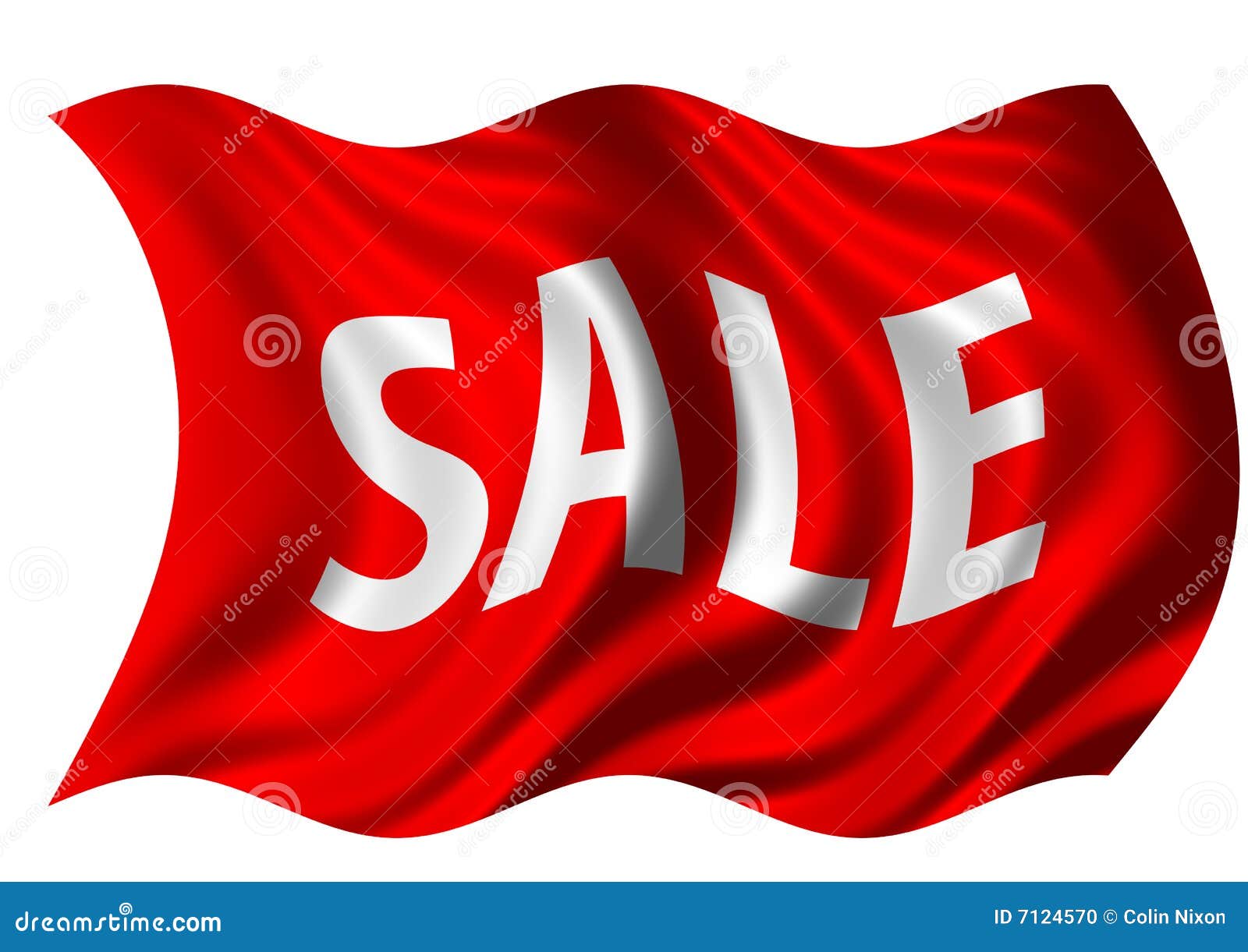 Sale Flag stock illustration. Illustration of save, retail - 7124570