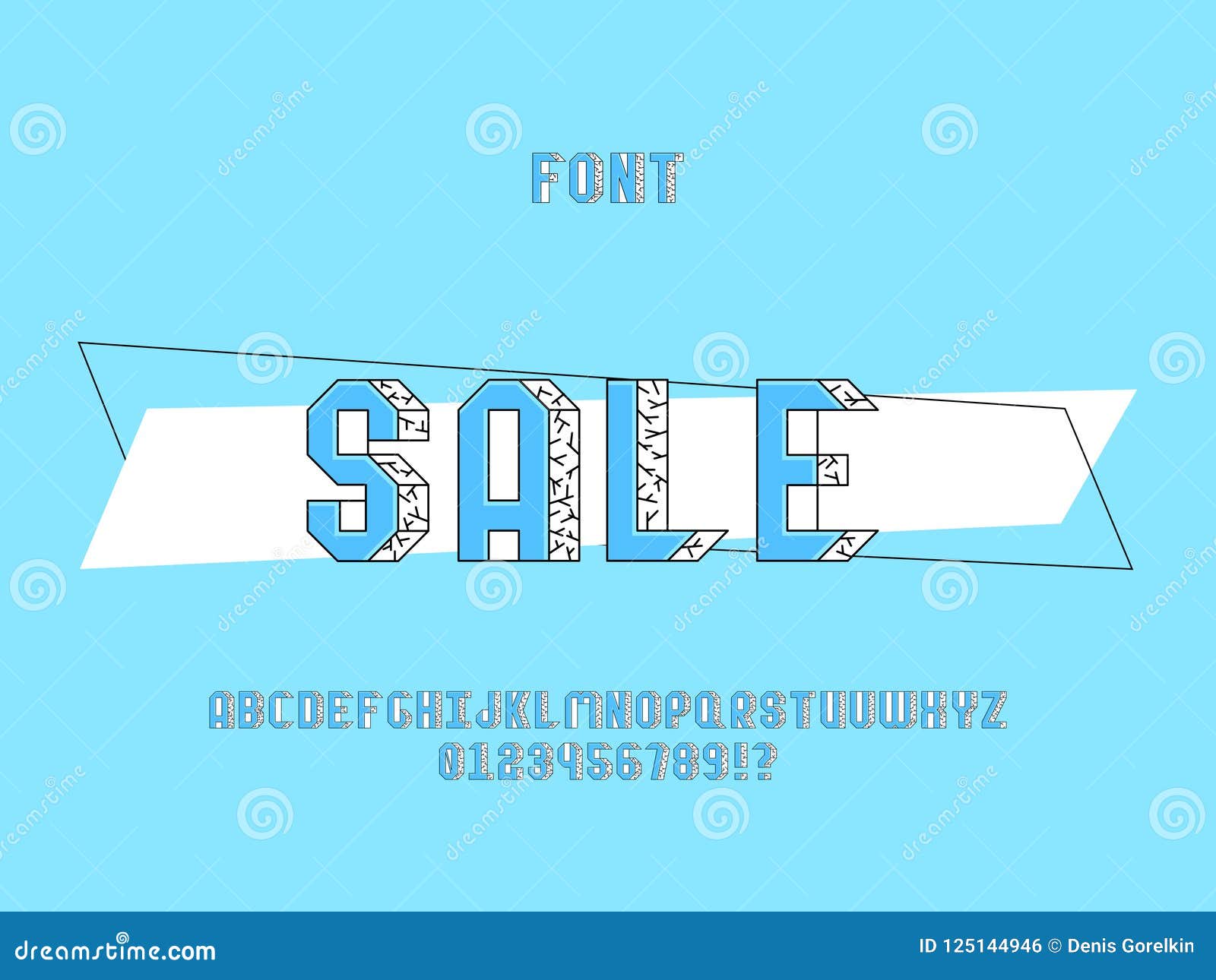Sale font. Vector alphabet stock vector. Illustration of alphabet ...