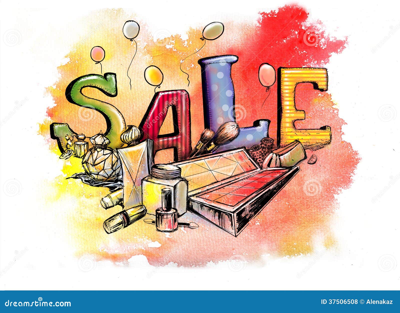 Sale stock illustration. Illustration of color, bonus - 37506508
