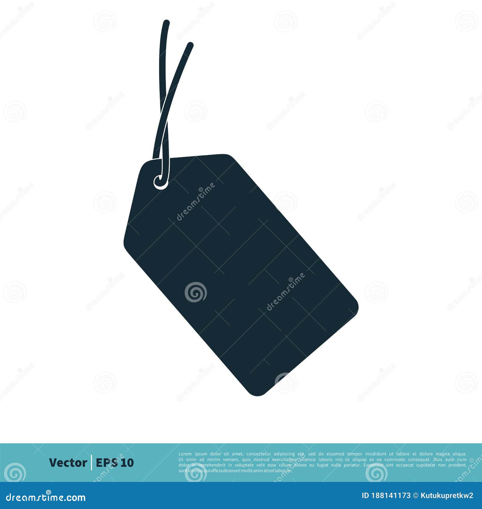 Sale Hang Tag Icon Vector Logo Template Illustration Design. Vector EPS ...