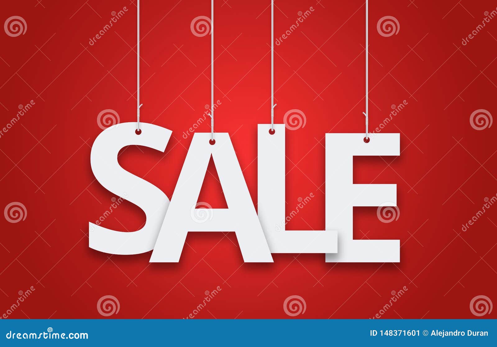Sale hanging sign stock illustration. Illustration of price - 148371601
