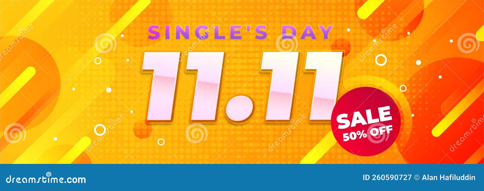 11 Sale Horizontal Banner Vector Realistic Design Stock Vector ...