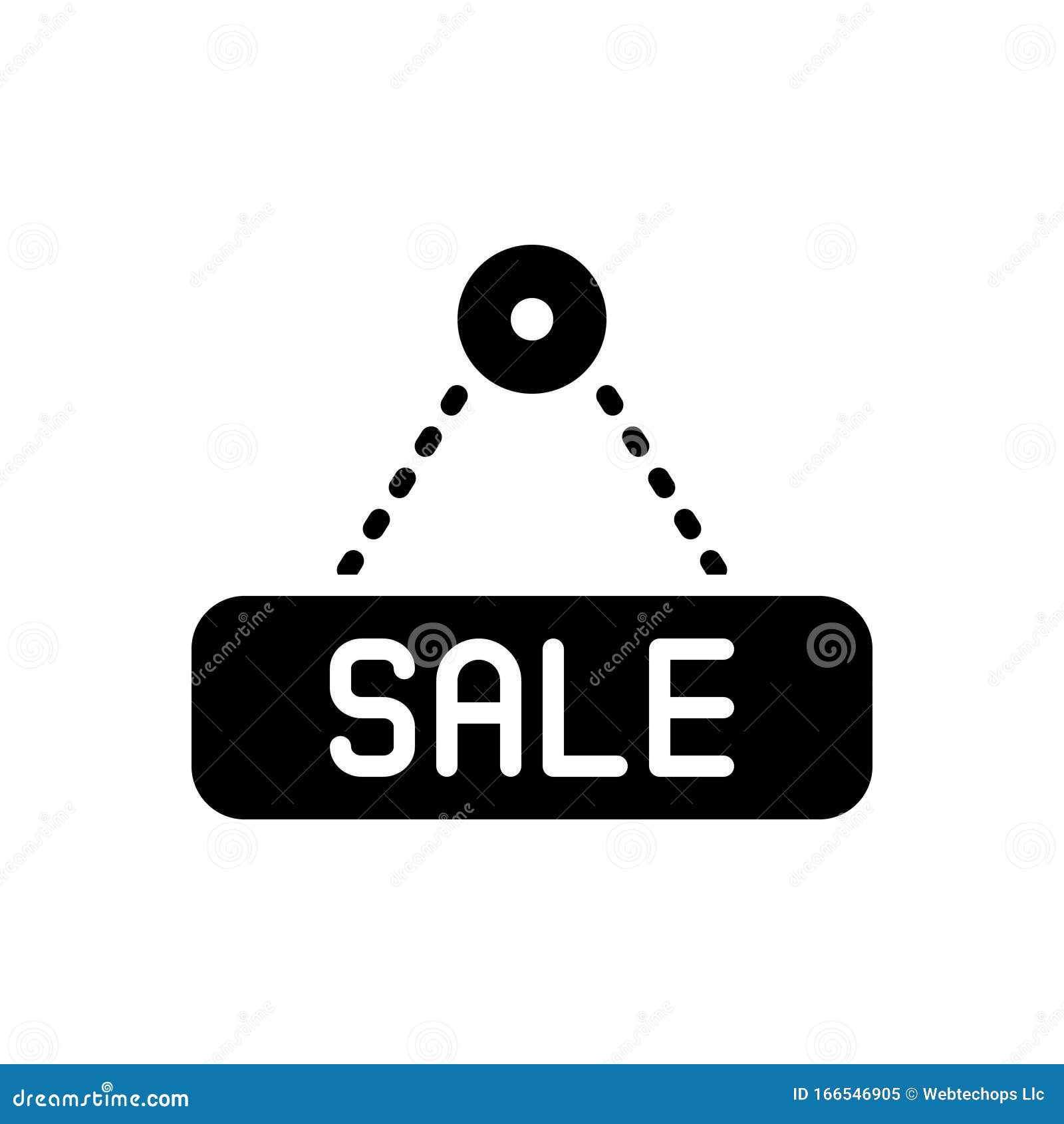 Black Solid Icon for Sale, Marketing and Closeout Stock Illustration ...
