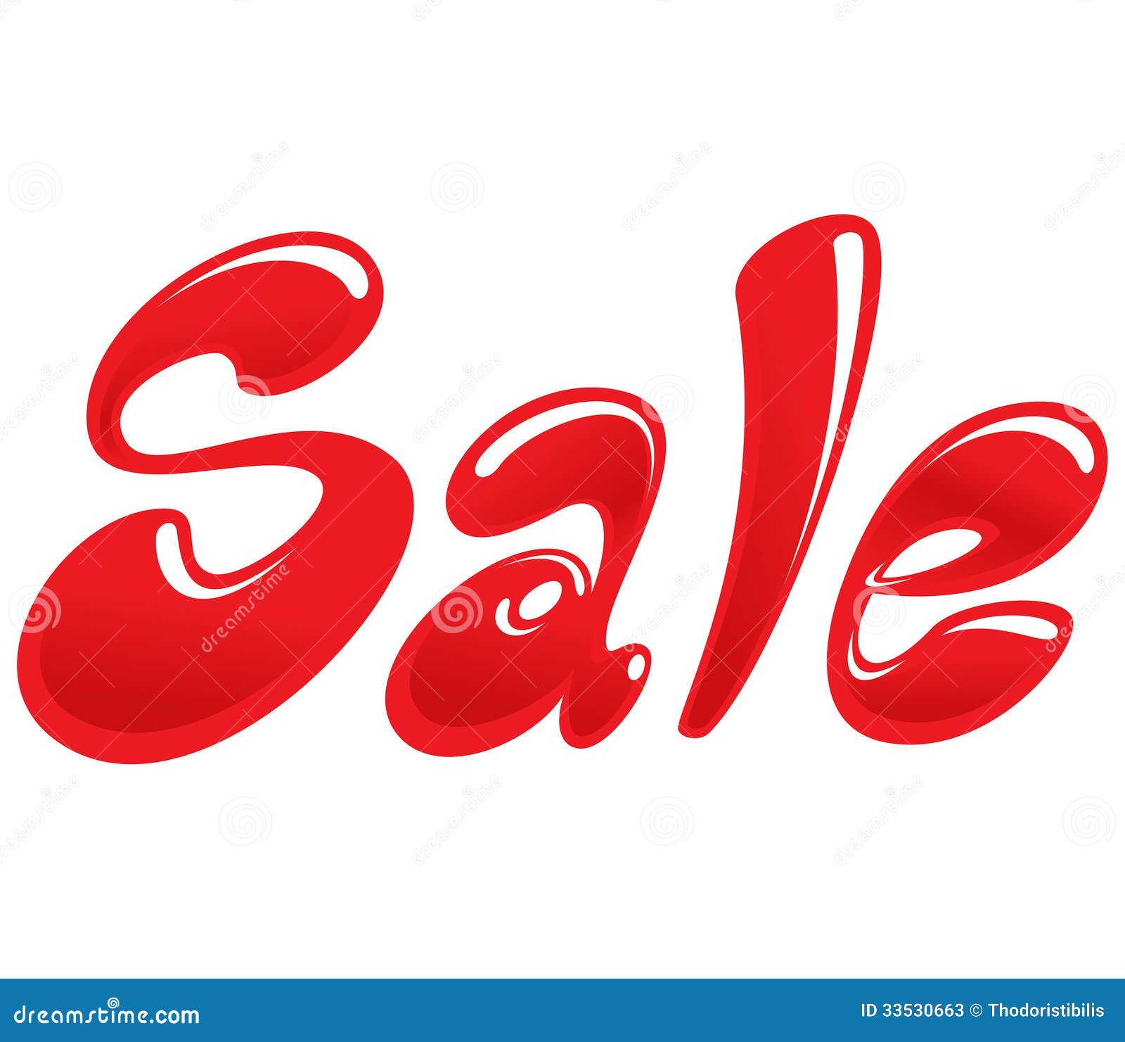 Sale Icon with Red Cartoon Text Stock Vector - Illustration of offer ...