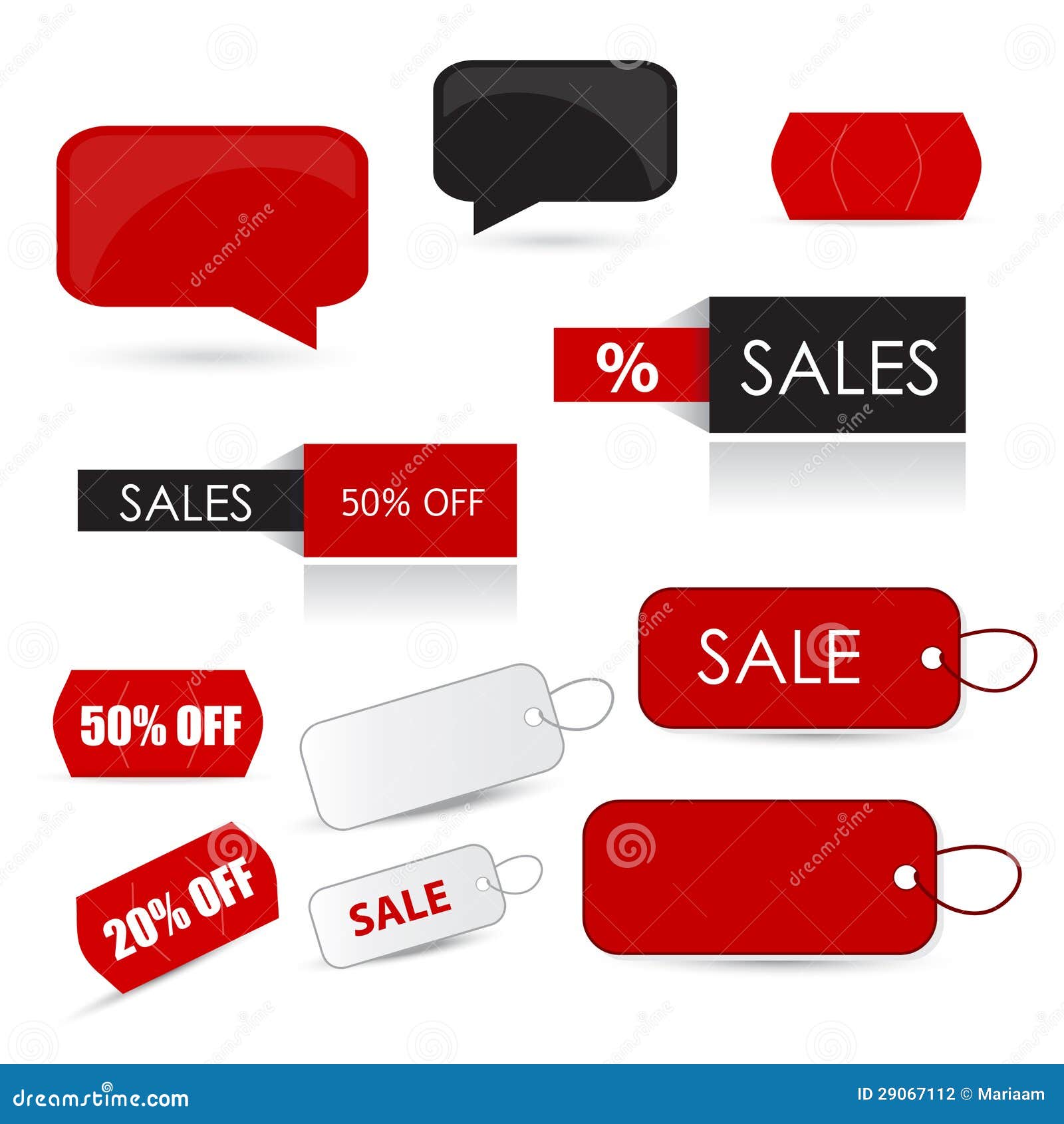 Sale icon set stock vector. Illustration of commercial - 29067112
