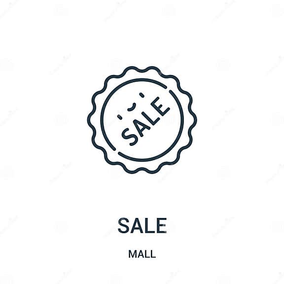 Sale Icon Vector from Mall Collection. Thin Line Sale Outline Icon ... Sale Icon Vector from Mall Collection. Thin Line Sale Outline Icon ...